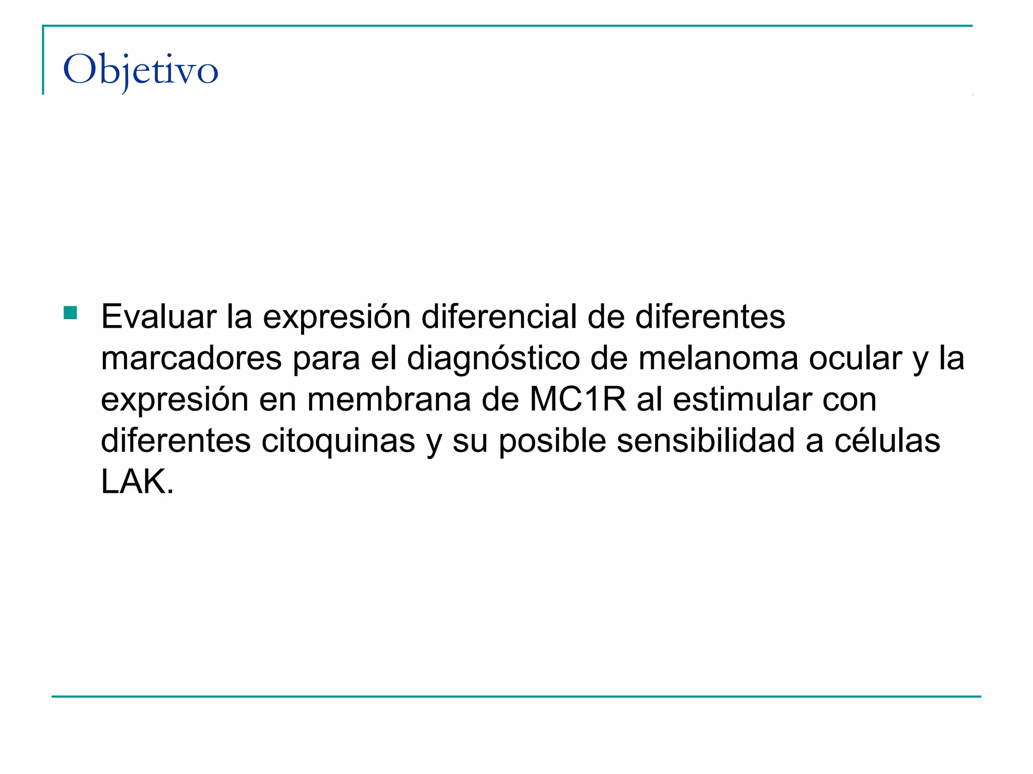Citoquinas Proinflamatorias Inducen la Expresión del Receptor MC1R en ...