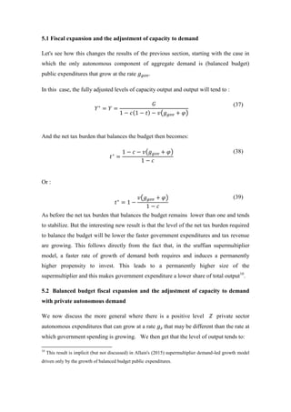 Super Haavelmo: balanced and unbalanced budget theorems and the sraffian supermultiplier | PDF