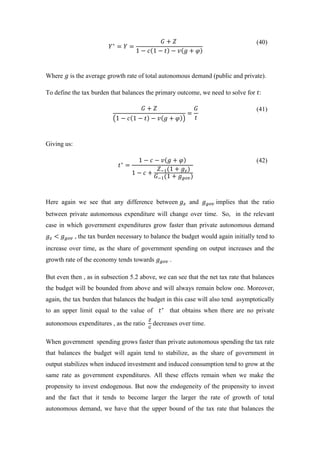 Super Haavelmo: balanced and unbalanced budget theorems and the ...