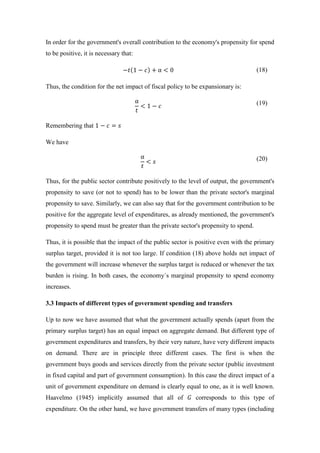 Super Haavelmo: balanced and unbalanced budget theorems and the ...