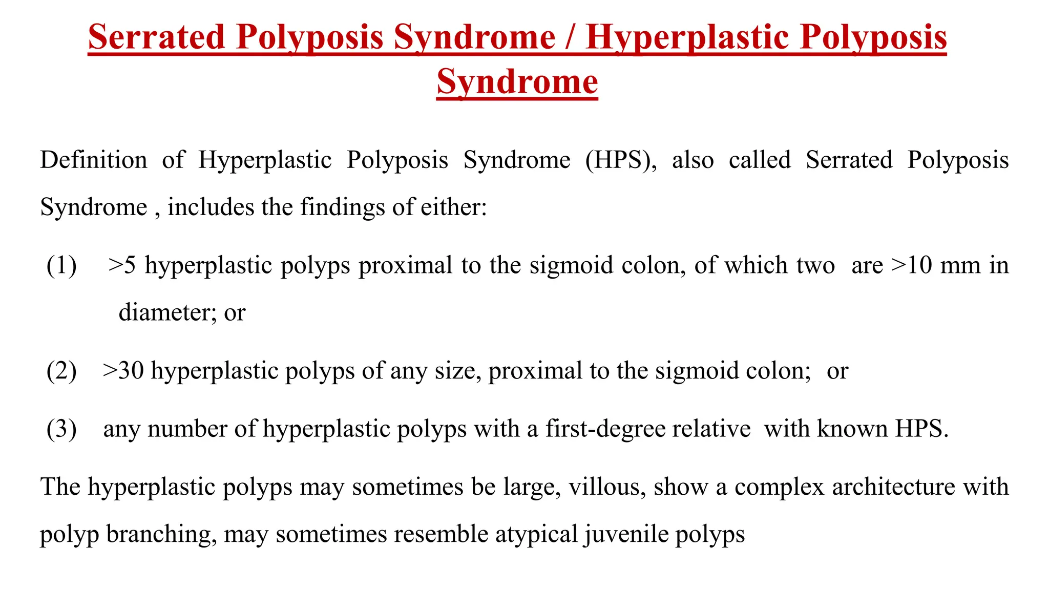 SERRATED LESIONS OF INTESTINE.pptx.G I T | PPTX