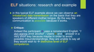 The Expanding Circle - the Status of English as a Lingua Franca (ELF ...