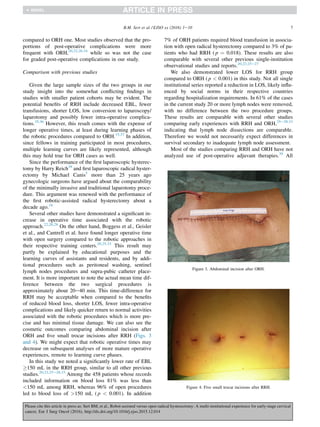 Robot-assisted versus open radical hysterectomy: A multi-institutional ...