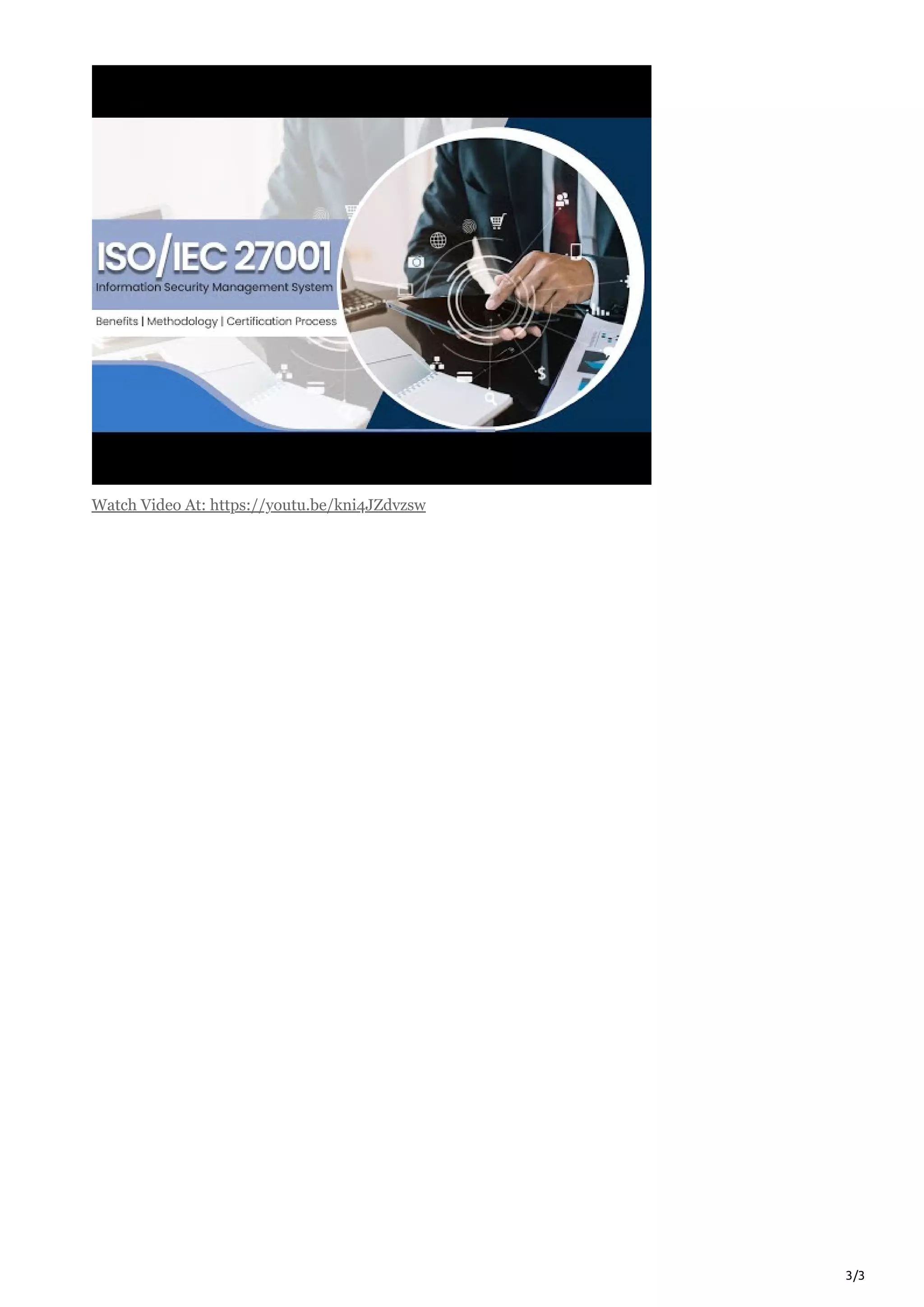 ISO 27701 Certification | Privacy Information Management System | PDF