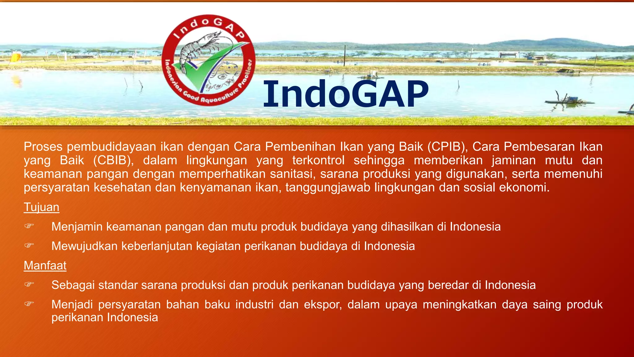 Perkembangan Sertifikasi Perikanan Budidaya di Indonesia | PPSX