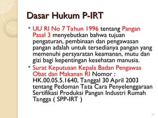 Sertifikasi-produk-olahan-pangan-PIRT-2019.ppt