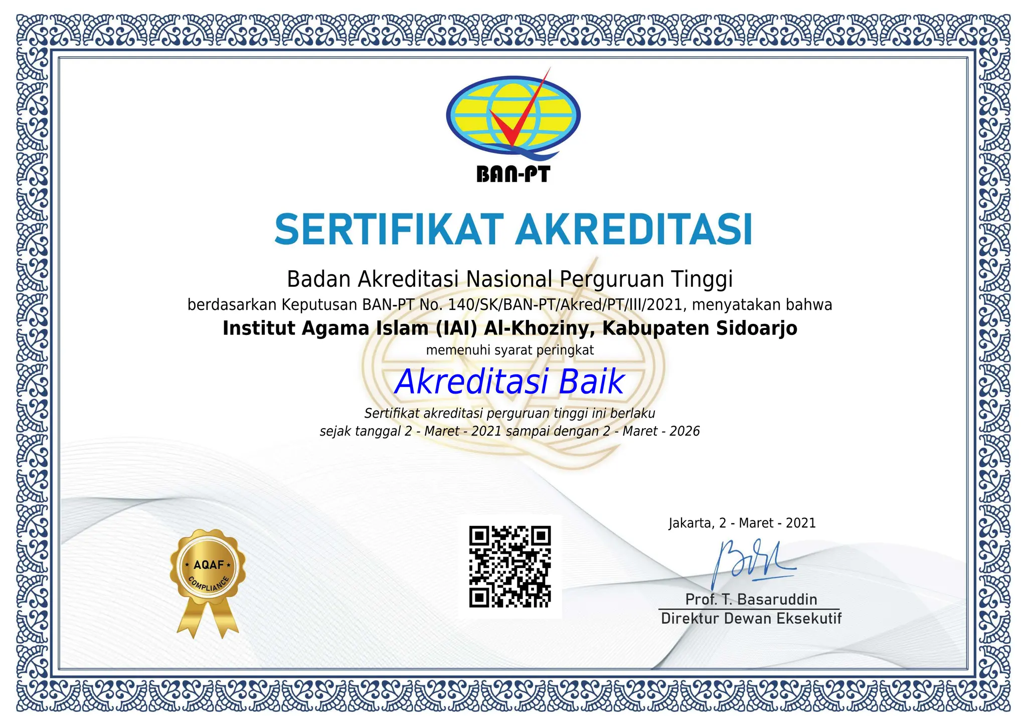 Sertifikat akreditasi institut AIPT 2021.pdf