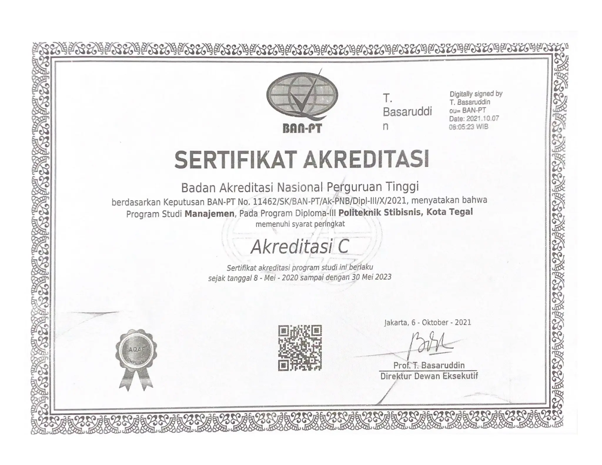 sertifikat akreditasi perguruan tinggi.pdf