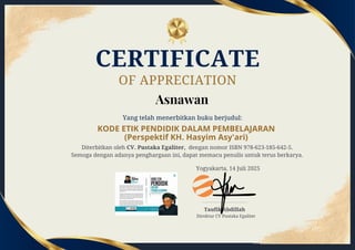 SERTIFIKAT KODE ETIK PENDIDIK DALAM PEMBELAJARAN (Perspektif KH. Hasyim Asy'ari).pdf