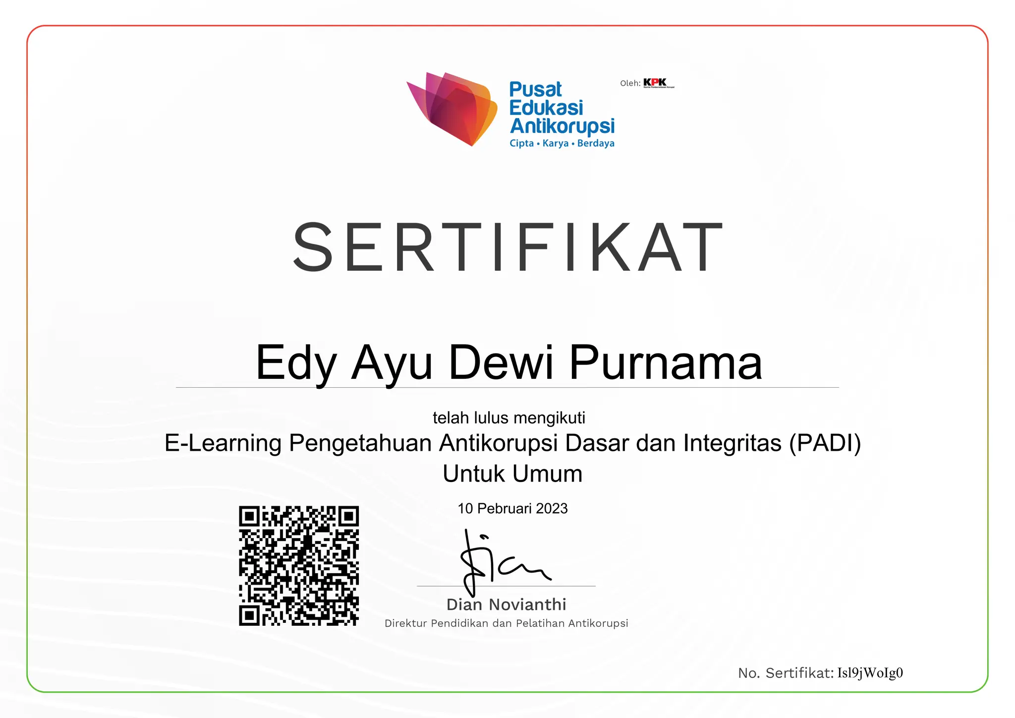 sertifikat PADI edy ayu sertifikat PADI edy ayu.pdf