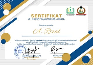 SERTIFIKAT PELATIHAN TIPS MUDAH MEMBUAT MAKALAH YANG EFEKTIF.pdf