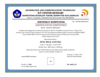 Sertifikat penguji | PPT