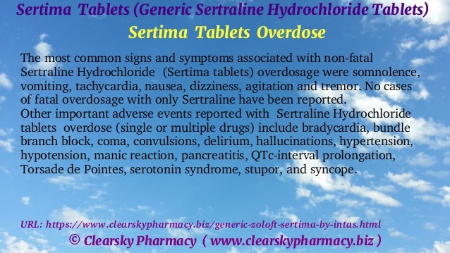 Sertima Tablets (Generic Sertraline Hydrochloride Tablets) | PDF