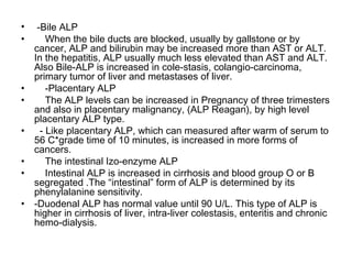 Serum Alkaline Phosphatase Activity And Its Iso Enzymes In | PPT