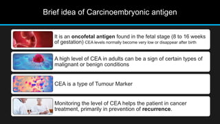 Serum CEA as Tumor Marker | PPTX