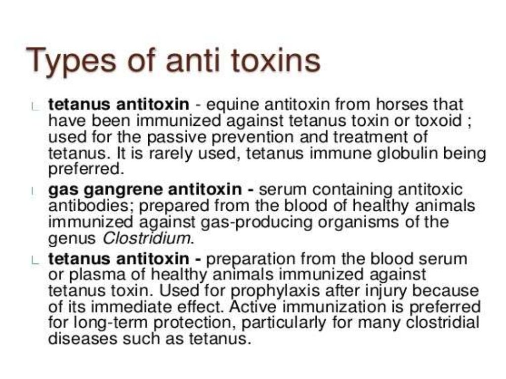 Serum dvts-Blood Products & antitoxin