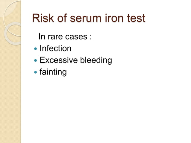 Serum iron estimation & total iron | PPTX