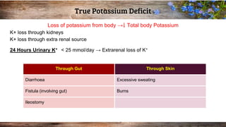 Serum Potassium .pptx | Endocrine and Metabolic Diseases | Diseases and ...