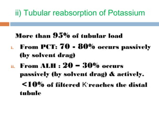 Serum potassium, its regulation & related disorders | PPT