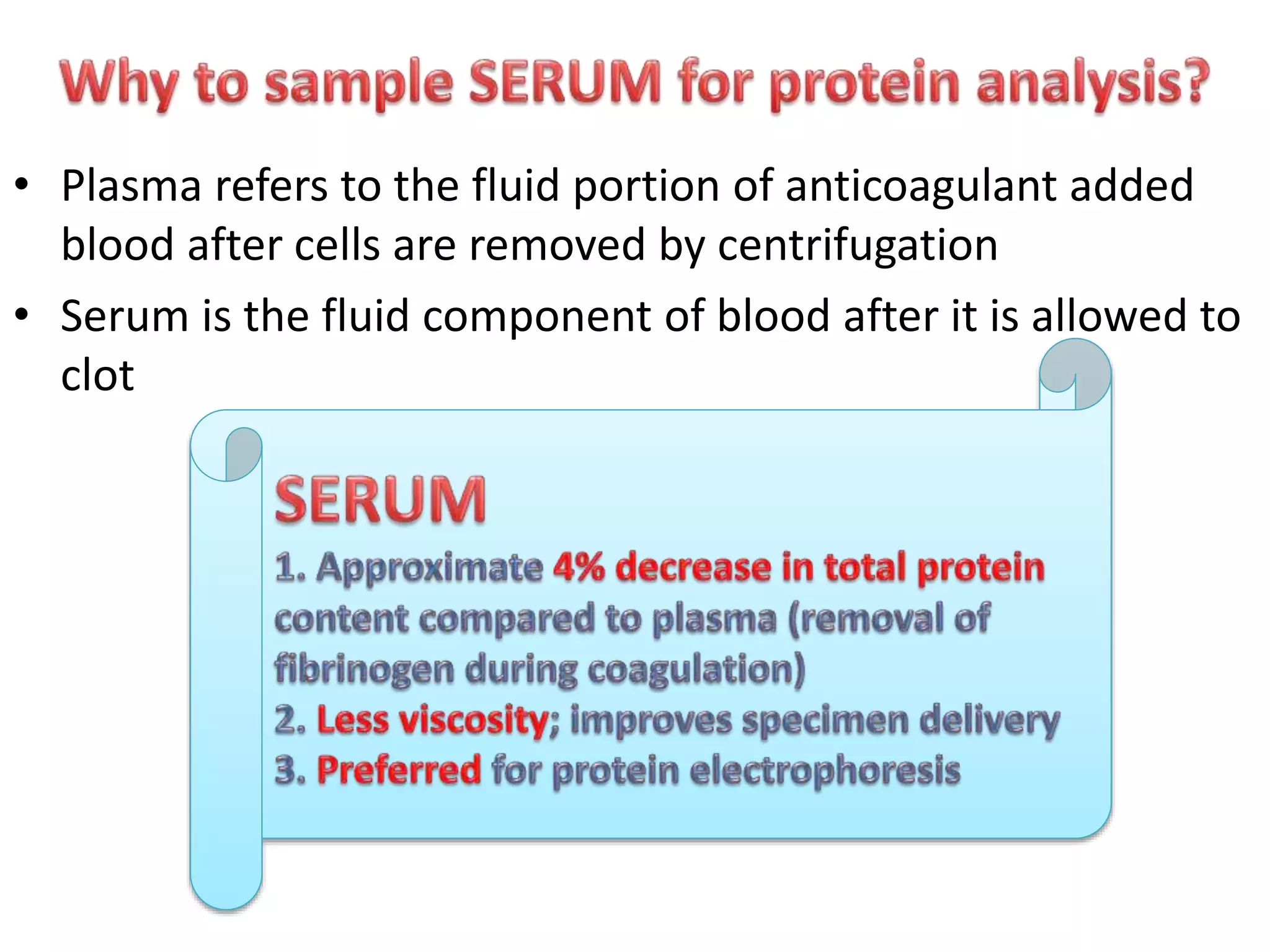 Serum protein analysis and ag ratio | PPTX