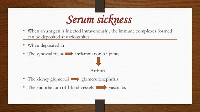 Serum sickness