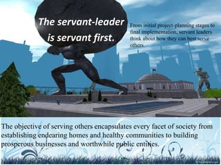 Servant leadership-presentation | PPTX