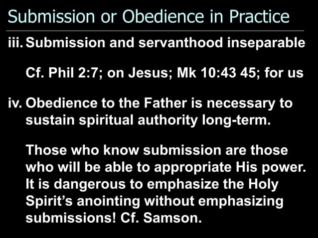 Servanthood vs leadership 2 (9 dec-12) hwa yung | PPT