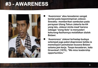 10 CIRI KEPEMIMPINAN JOKOWI | PDF