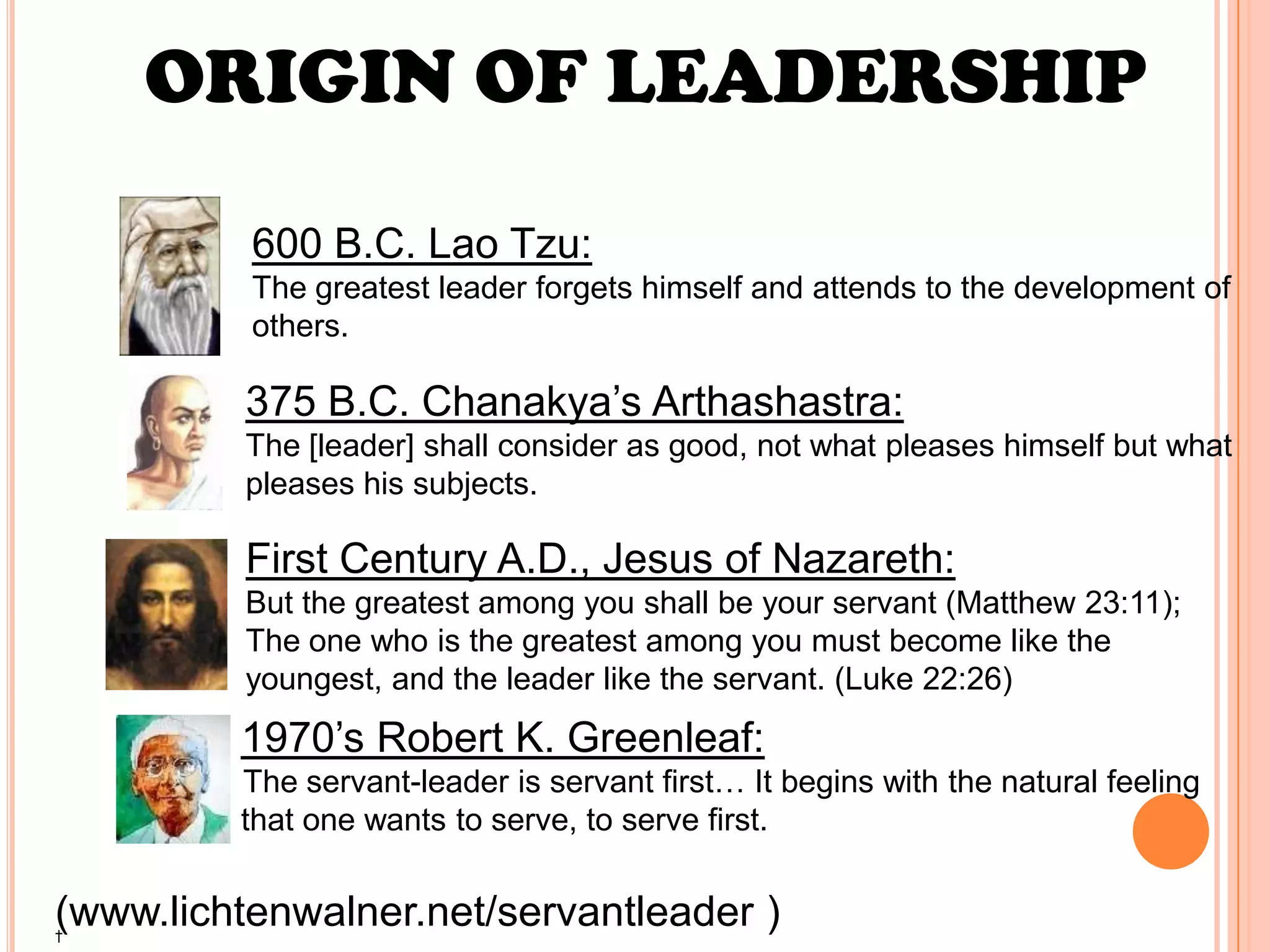 Servant leadership | PPTX