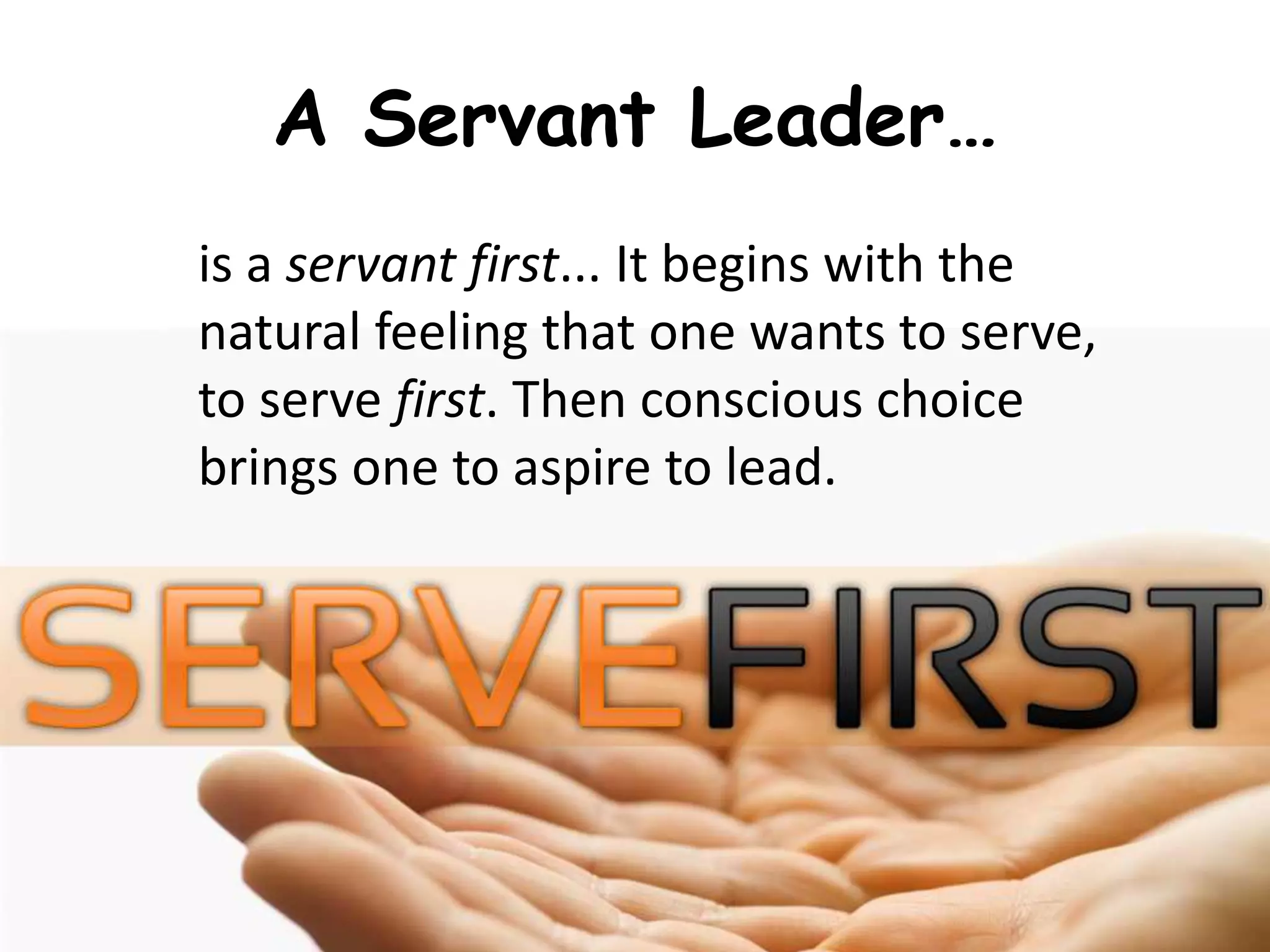 Servant Leadership | PPT
