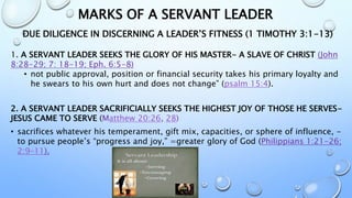 Servant leadership | PPTX