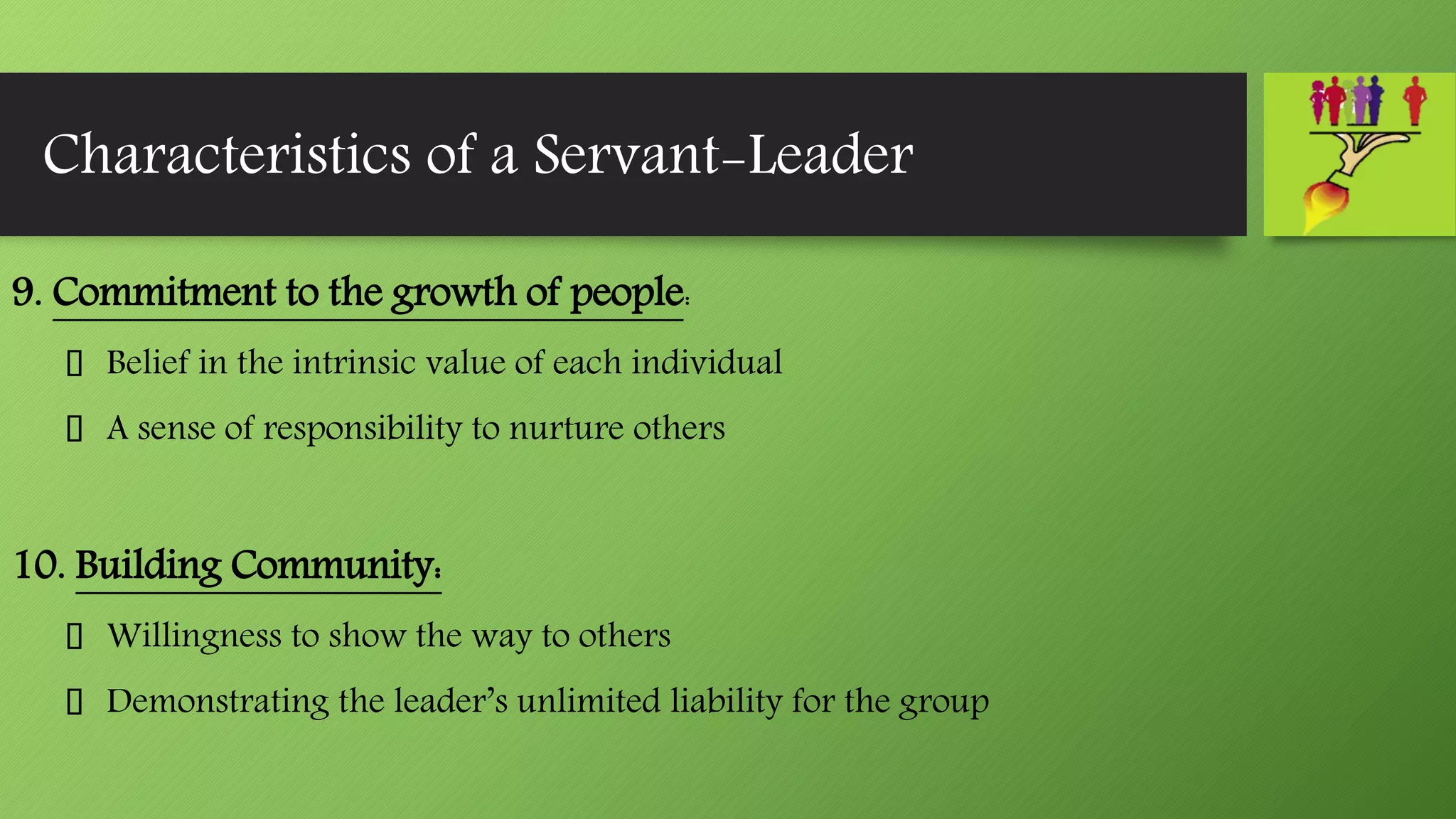 Servant leadership | PPTX