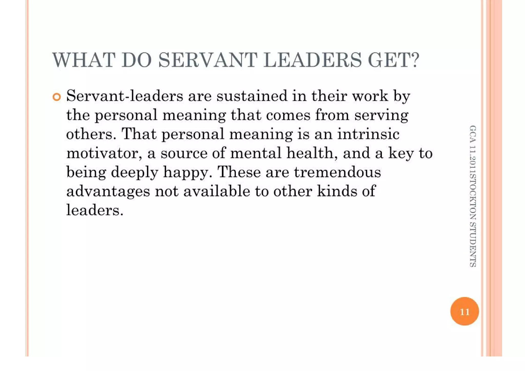 SERVANT LEADERSHIP | PDF