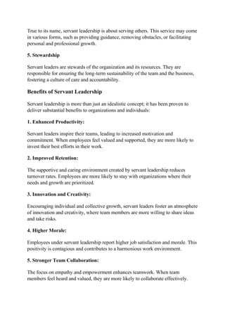 Servant Leadership A Powerful Approach to Inspire, Empower, and Succeed.pdf