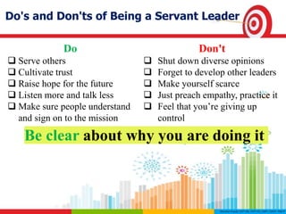 Servant Leadership by Manohar Prasad.ppt