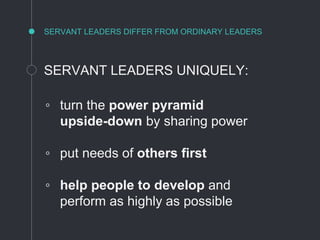 Servant Leadership In The Business World | PPTX
