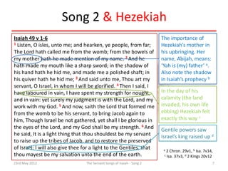 Servant songs of Isaiah - Song 2 | PPT