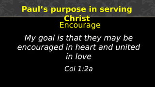 Serve Christ With Purpose | PDF