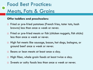 Serve healthy food | PPT