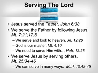 Serve Like Jesus | PPT