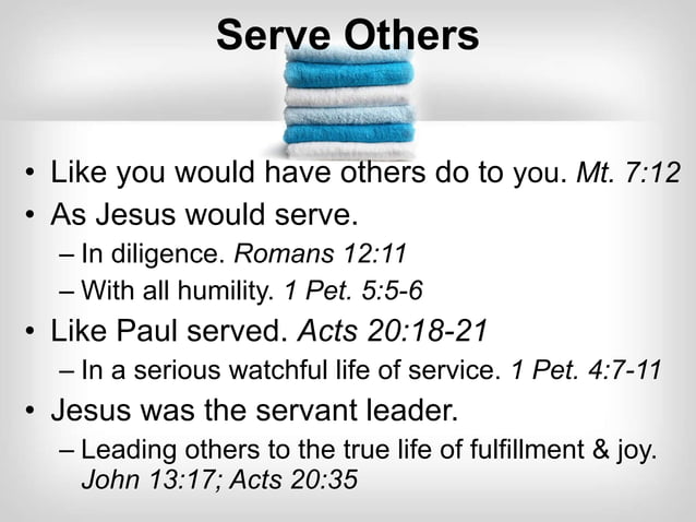 Serve Like Jesus | PPT