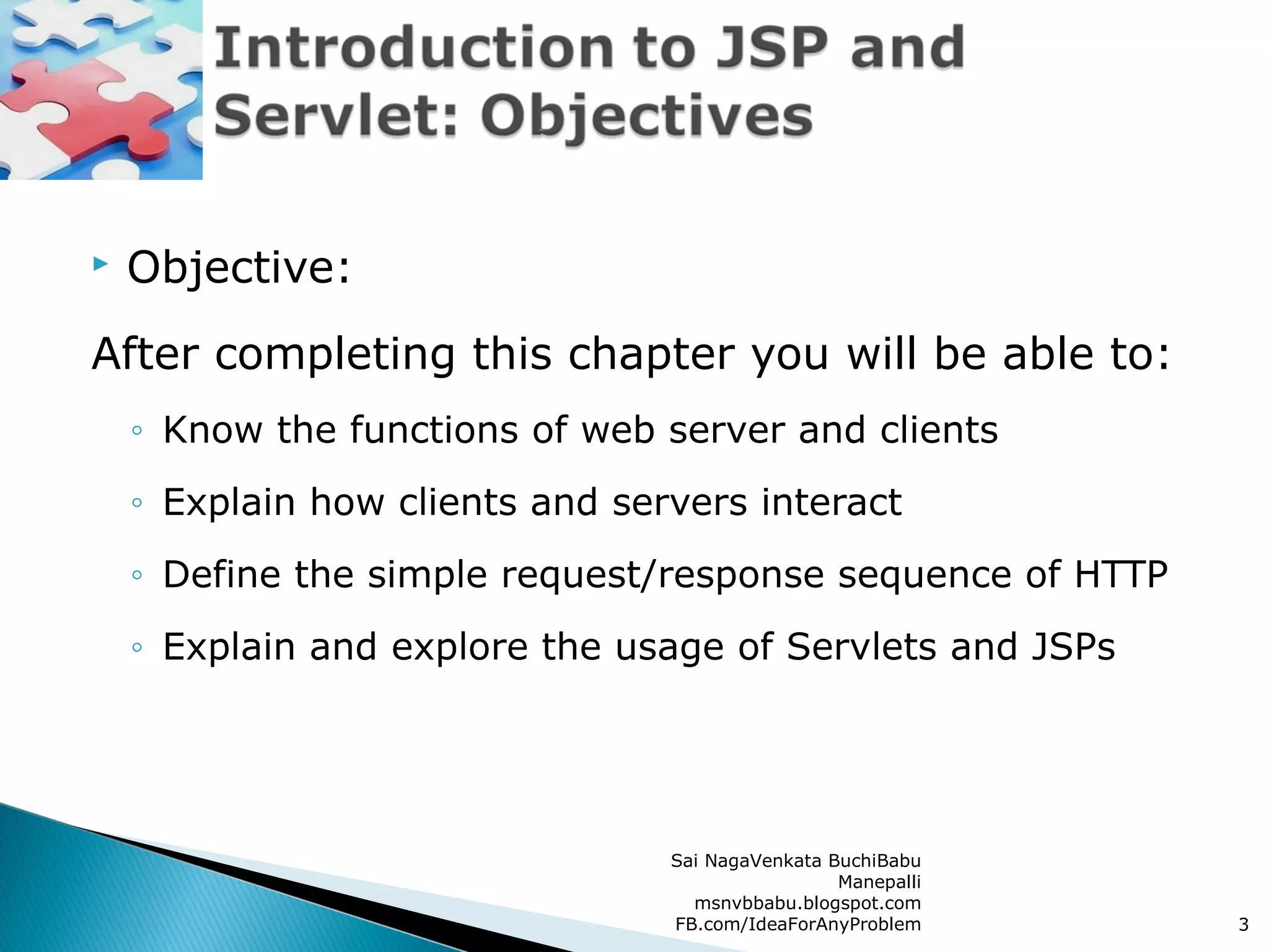 Servelts Jsp By Sai Butchi | PPT
