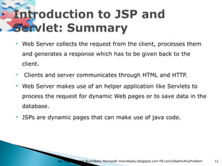 Servelts Jsp By Sai Butchi | PPT