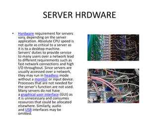 Basic Server PPT (THDC) | PPTX
