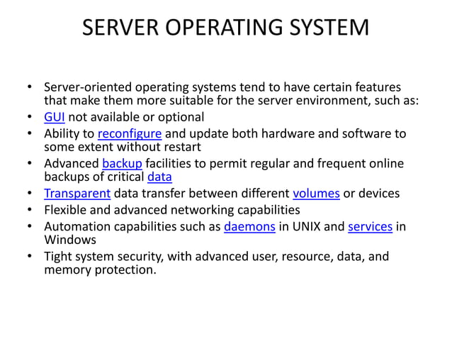 Basic Server PPT (THDC) | PPT
