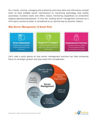 An Insight into Server Management for Corporates | PDF | Web Hosting ...