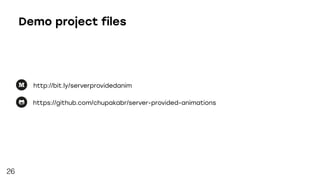 Server-provided animations in iOS apps | PPT