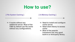 Simple server side cache for Express.js with Node.js