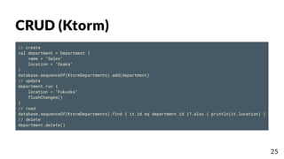 100%Kotlin ORM Ktormを試してみた | PPT
