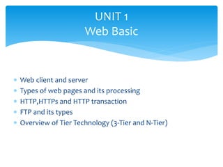 Server Side Programming | PPTX